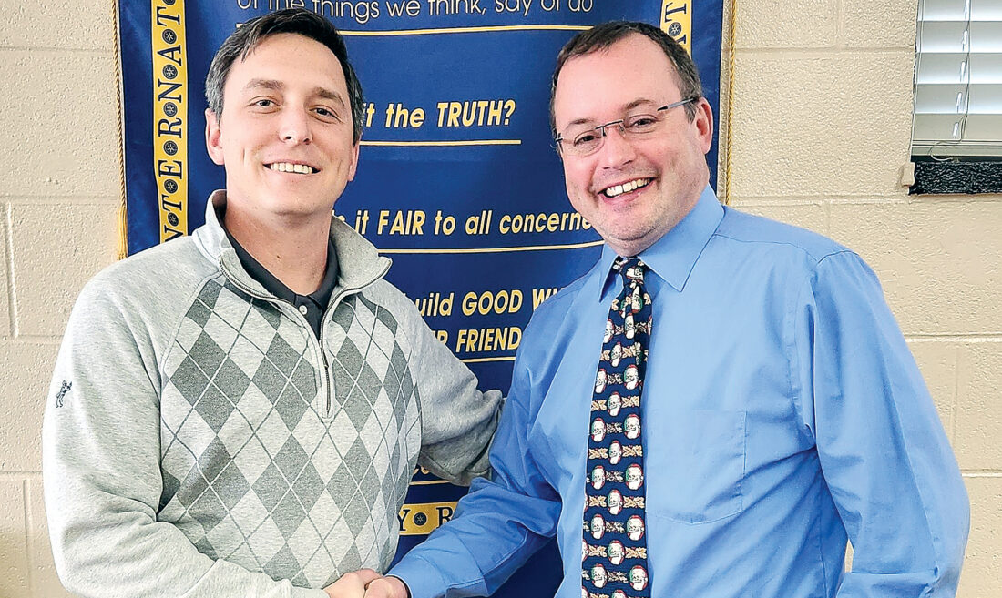 Elkins Rotary Club welcomes new member | News, Sports, Jobs - The ...